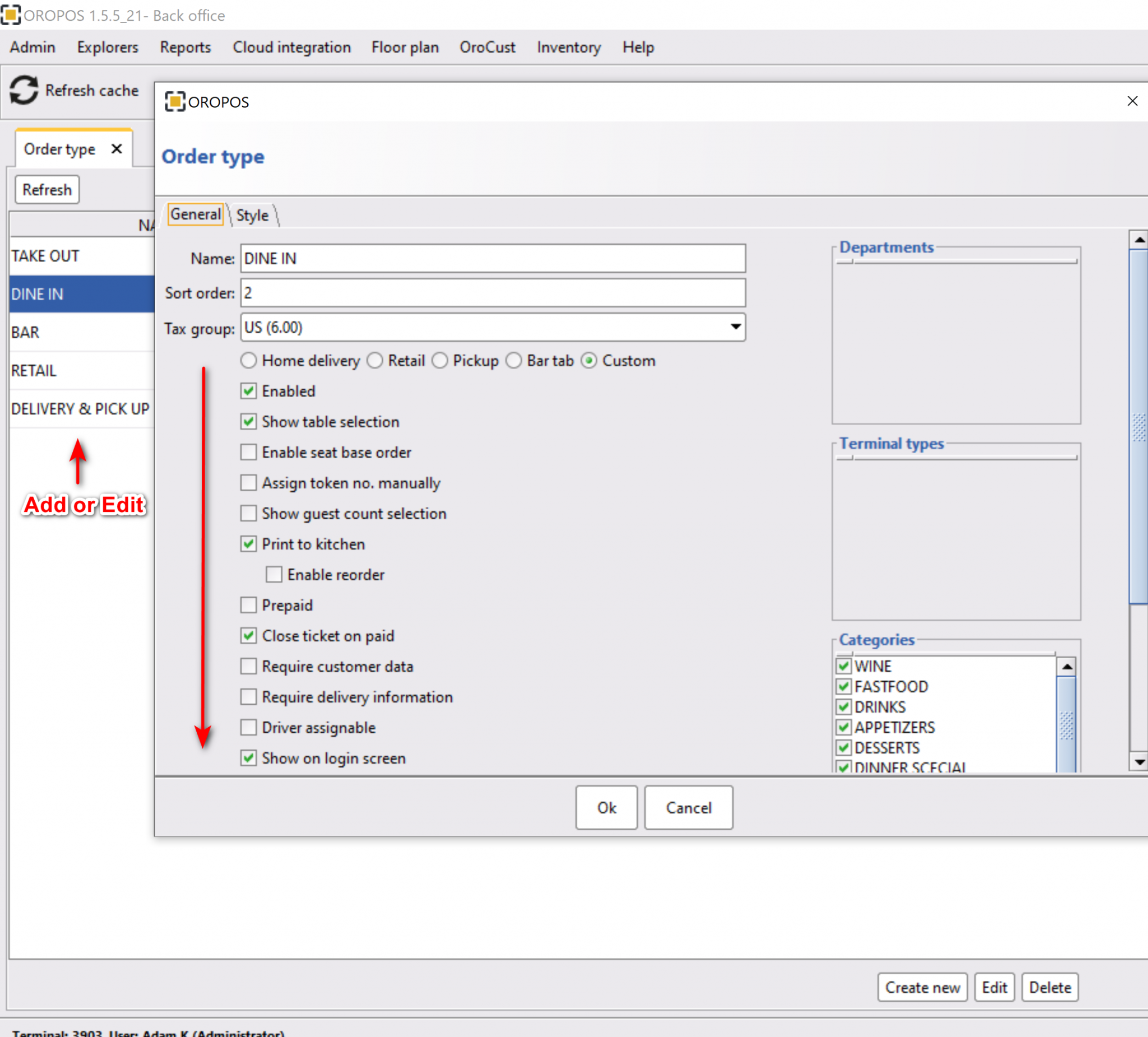 OROPOS-Order Types - Knowledge Base