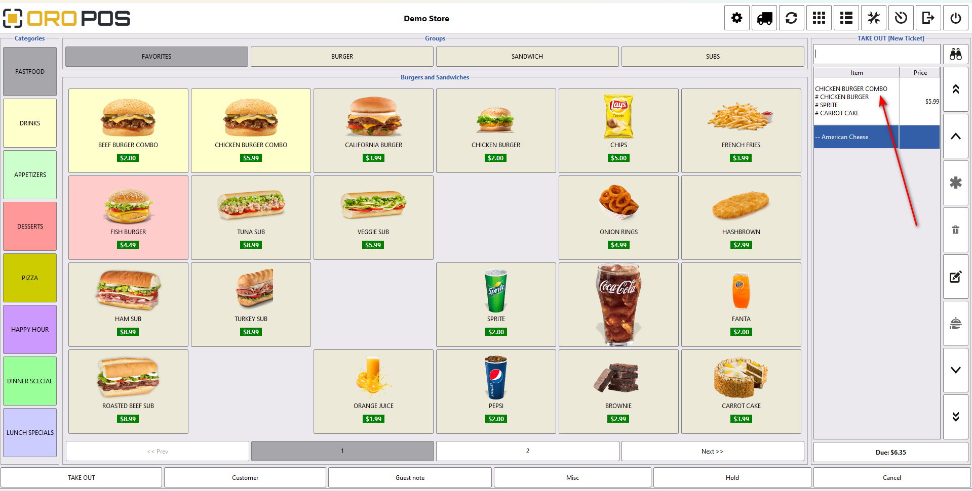 Combo Items - Knowledge Base