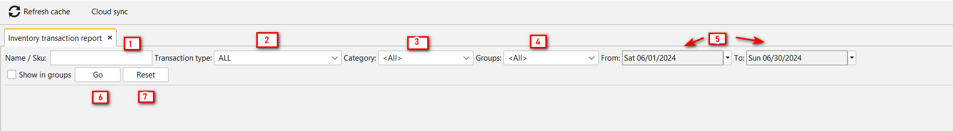 Inventory Transaction Report - Knowledge Base :: Point of Sale ...